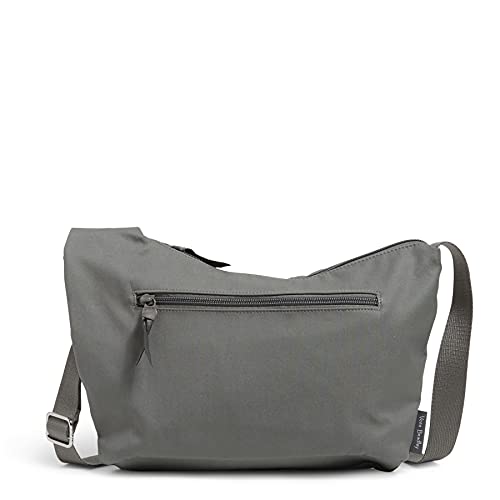 Vera Bradley Women's Cotton Crossbody Sling Purse, Galaxy Gray - Recycled Cotton, One Size