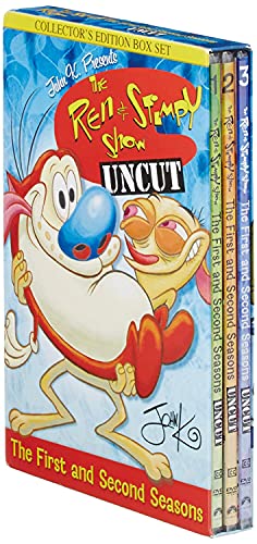 The Ren and Stimpy Show Uncut 1st and 2nd Season Collectors Edition Box Set (3 Disc Set)