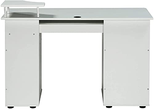 Yliping Classic Design, Computer Desk, Wooden Place Office Desk, 47"x 21"x 33" Computer Desk with Drawer and Keyboard Tray Desk Home Computer