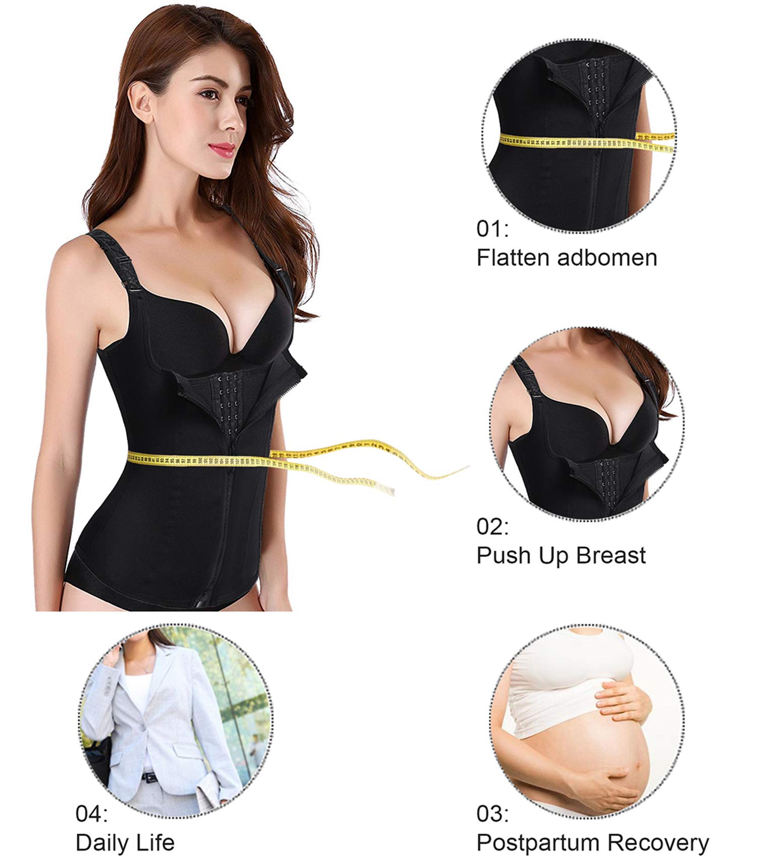 URSEXYLY Maternity Support Belt Postpartum Waist Trainer Shapewear Recovery Waist Cincher