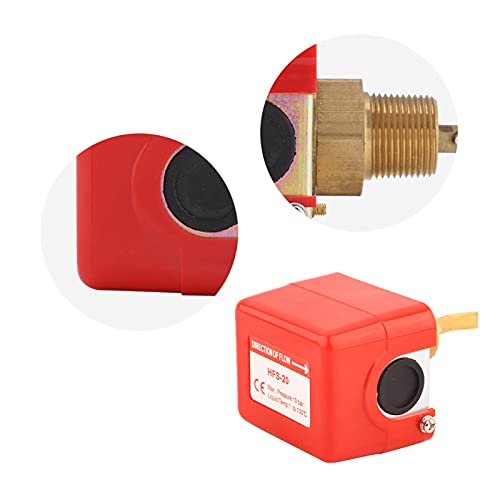 Water Flow Switch Automatic Control Flow Sensor Switch R3/4 Thread Paddle Type Liquid Water Oil Flow Sensor Switch