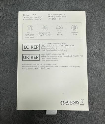 TopMade 2-in-1 MagSafe Wallet Stand, for iPhone Wallet with ID Window, Strongest Magnetic Wallet for iPhone 15/14/13/12 Series, Not for 13/12 Mini, 10 Card Holder, RFID Blocking, Vegan Leather, Black