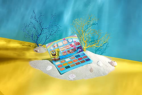 wet n wild Palette SpongeBob Squarepants Makeup Eyeshadow and Makeup Pigment Set 1114233, Nautical Nonsense, 0.82 Ounce
