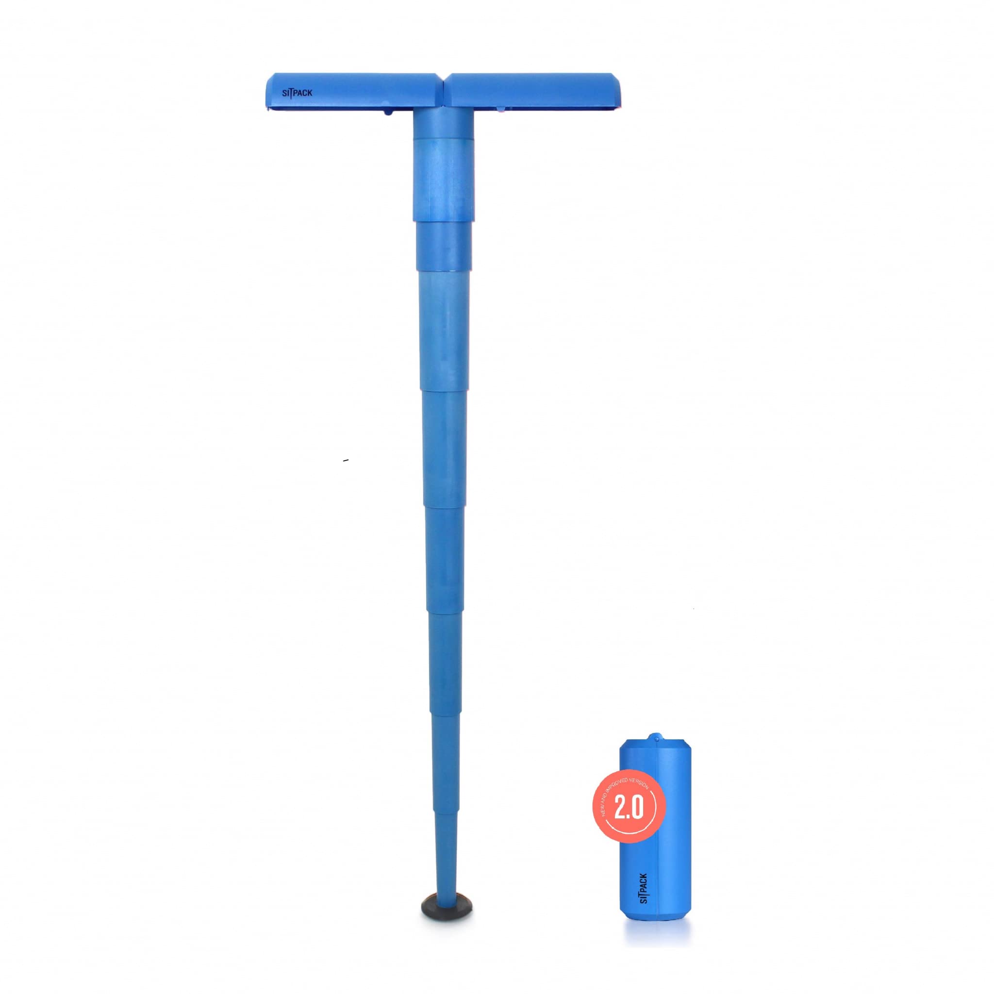 Sitpack 2.0 - Portable Folding Stool Pitch Black