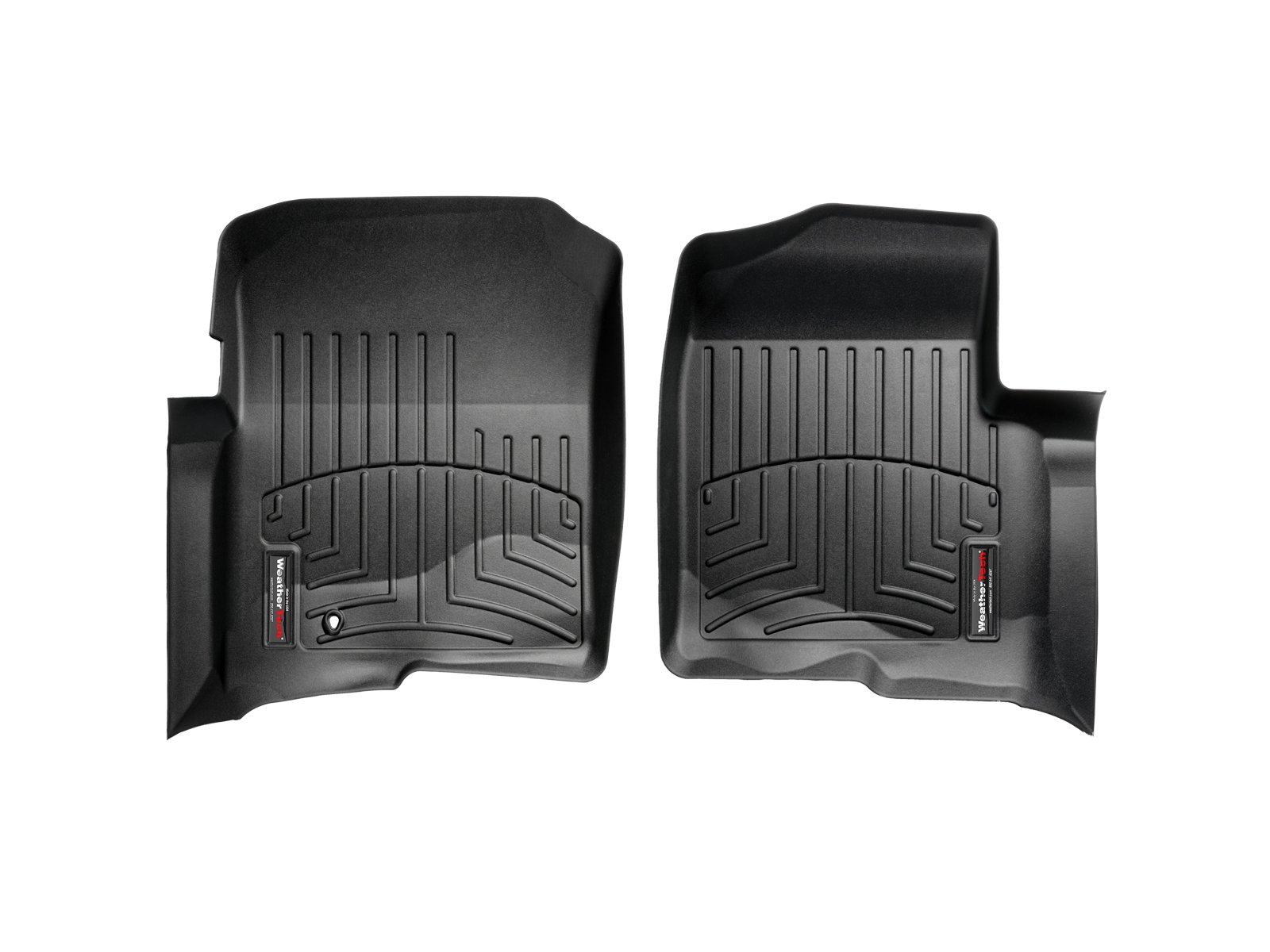 WeatherTech Custom Fit FloorLiners for Ford F-150-1st Row (440051), Black