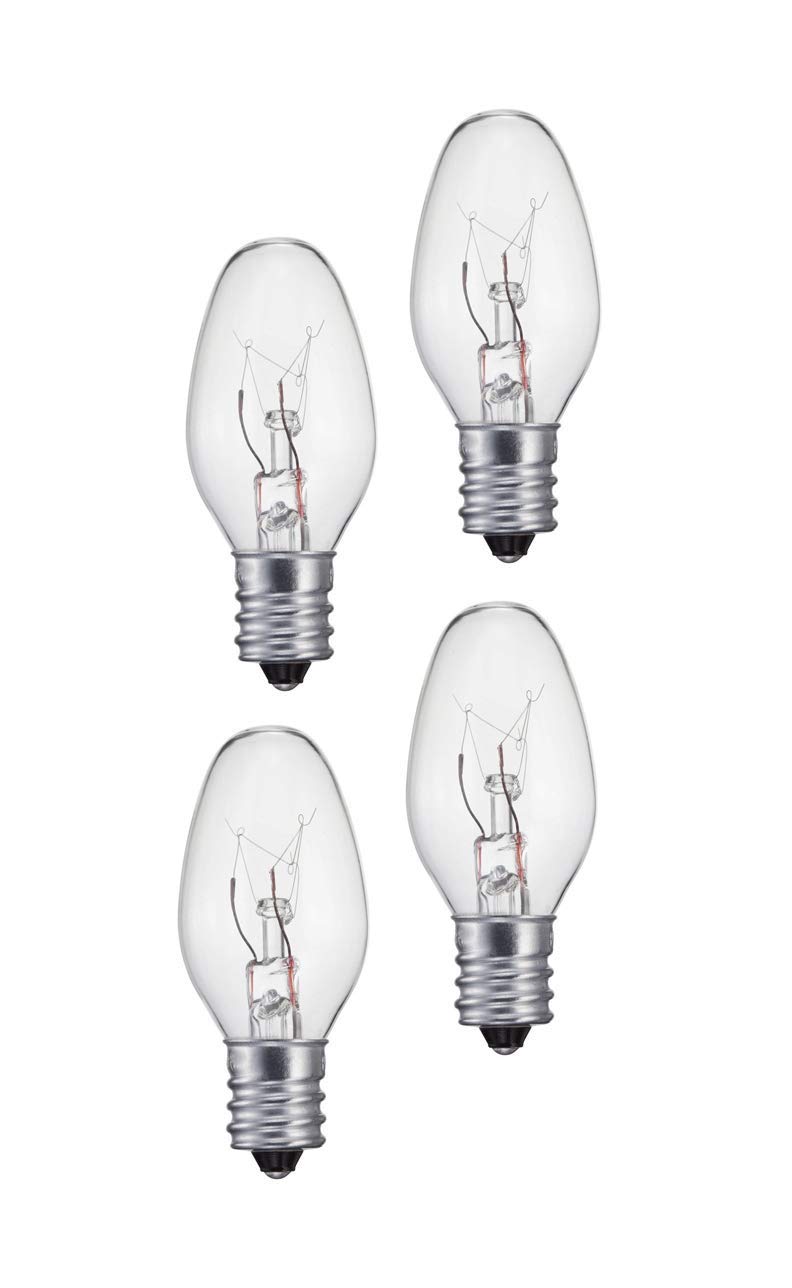 UI PRO TOOLS Night Light Clear Light Bulb (10 Lumens, 5 watts, 120 Volts) - Pack of 4