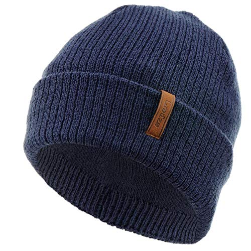 WEDZE Children's Fisherman SKI HAT - Navy