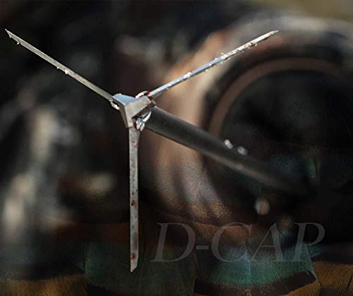 Solid Broadheads Turkey D-Cap Broadhead 3 Blade Standard (2 pk), Silver, 200 Grain (S4000)