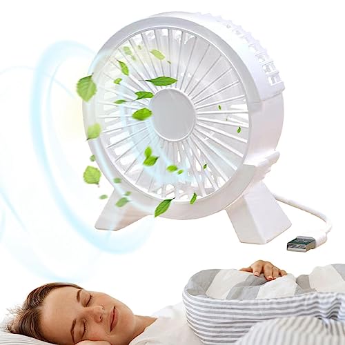 USB Desk Fan USB Fan Mini Desktop Table Cooling Fan Small Strong Wind Desk Fan Table Fan Mini Fan Personal Fan For Home Bedroom Dorm