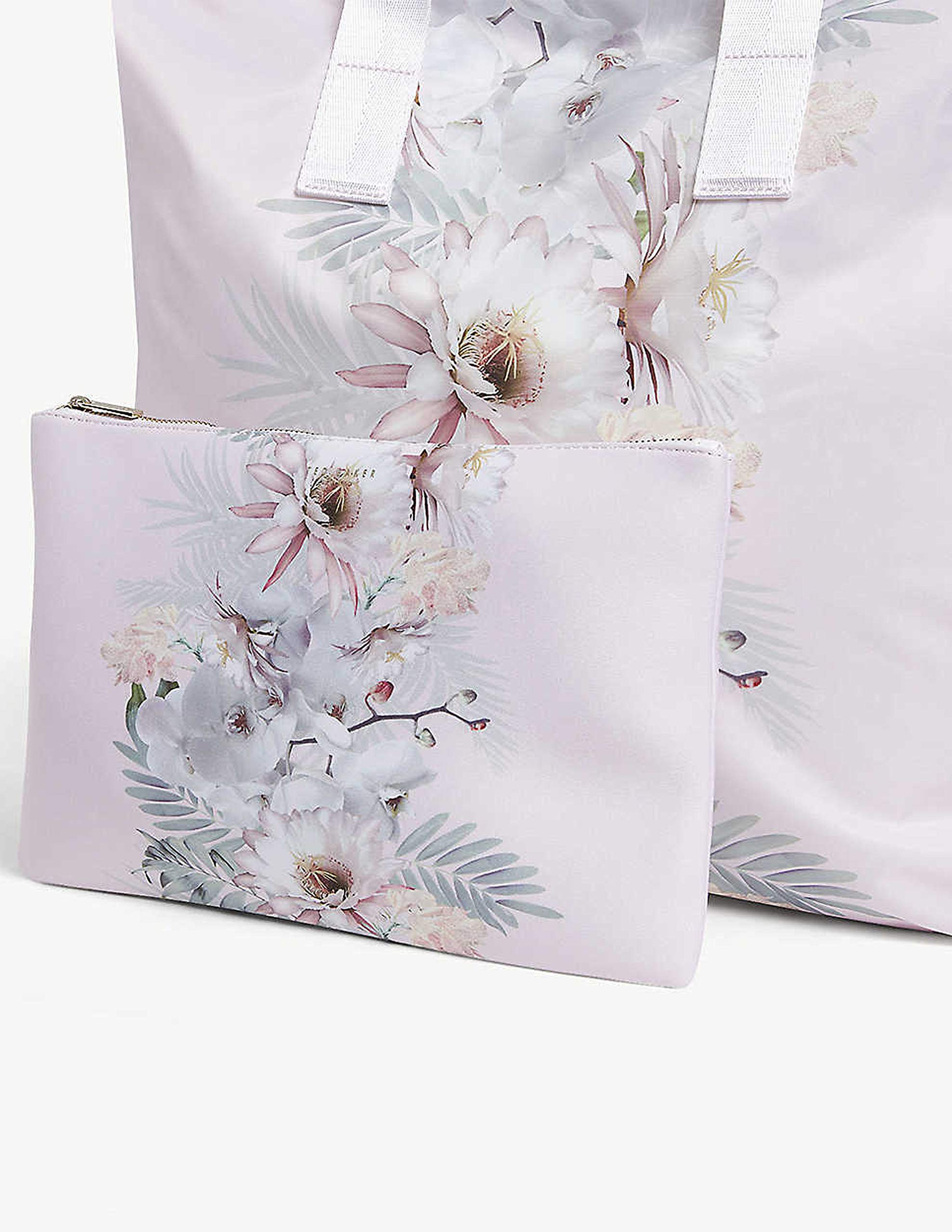 Ted Baker Janey woodland foldaway shopper and pouch (polyester)