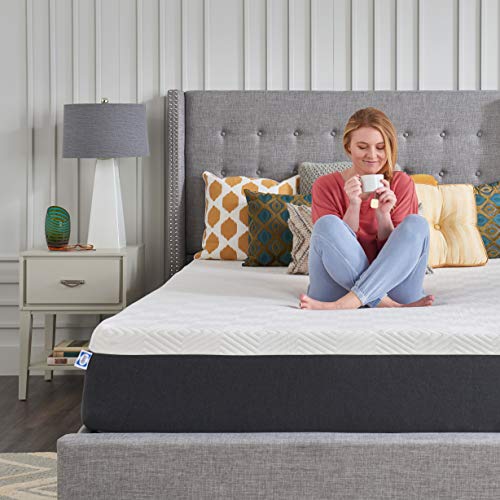 Sealy - Hybrid Bed in a Box - 12 Inch, Medium Feel, King Size, CopperChill Technology, CertiPur-US Certified, White