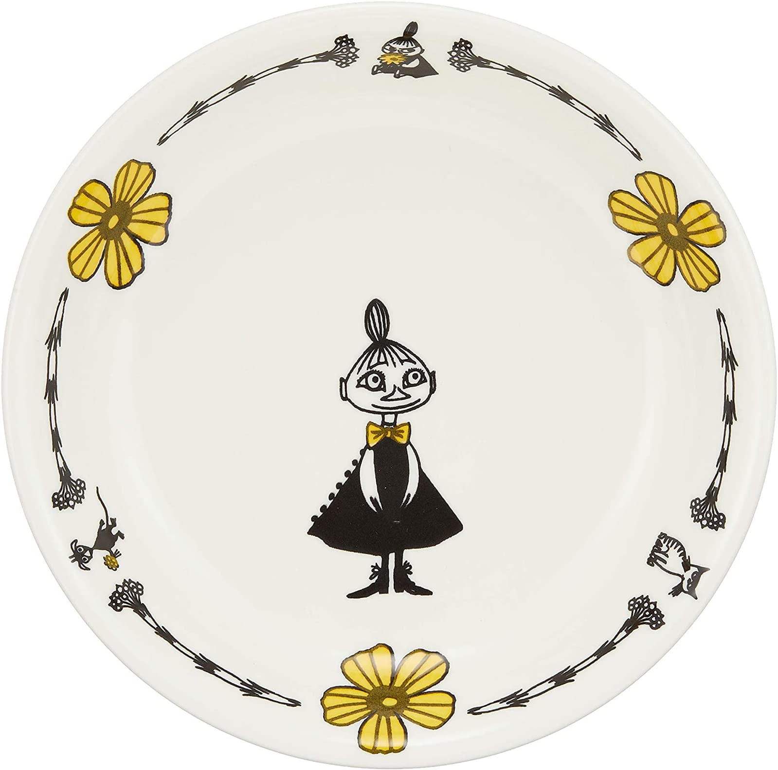 山加商店 MOOMIN MM1400-184 Moomin Valley Pasta Dish, Curry Dish, Set of 4, Nordic Tableware, Dish, Moomin Goods, Pasta Plate