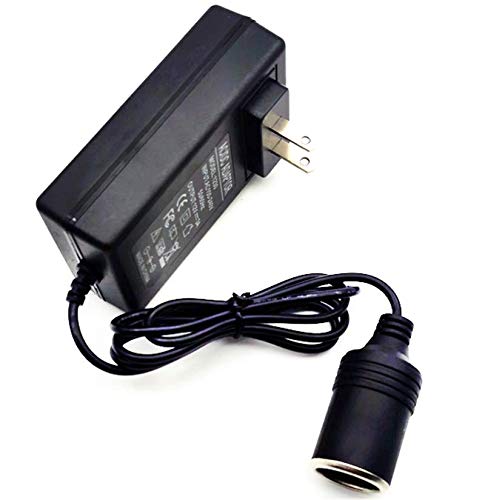 yelesley AC to DC Converter 12V 3A 36W Car Cigarette Lighter Socket 110-240V to 12V AC/DC Power Adapter AC to Car Cigarette Lighter Socket DC 12V 3A Power Converter