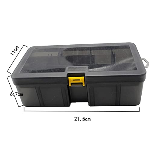 UXZDX CUJUX Waterproof Plastic Double-Layer Fish Hook Bait Hook Bait Box Storage Box Fishing Tool Accessories