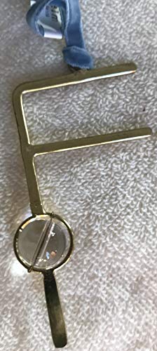 West Elm Street Bauble Monogram - F - Christmas Ornament - 1 Each