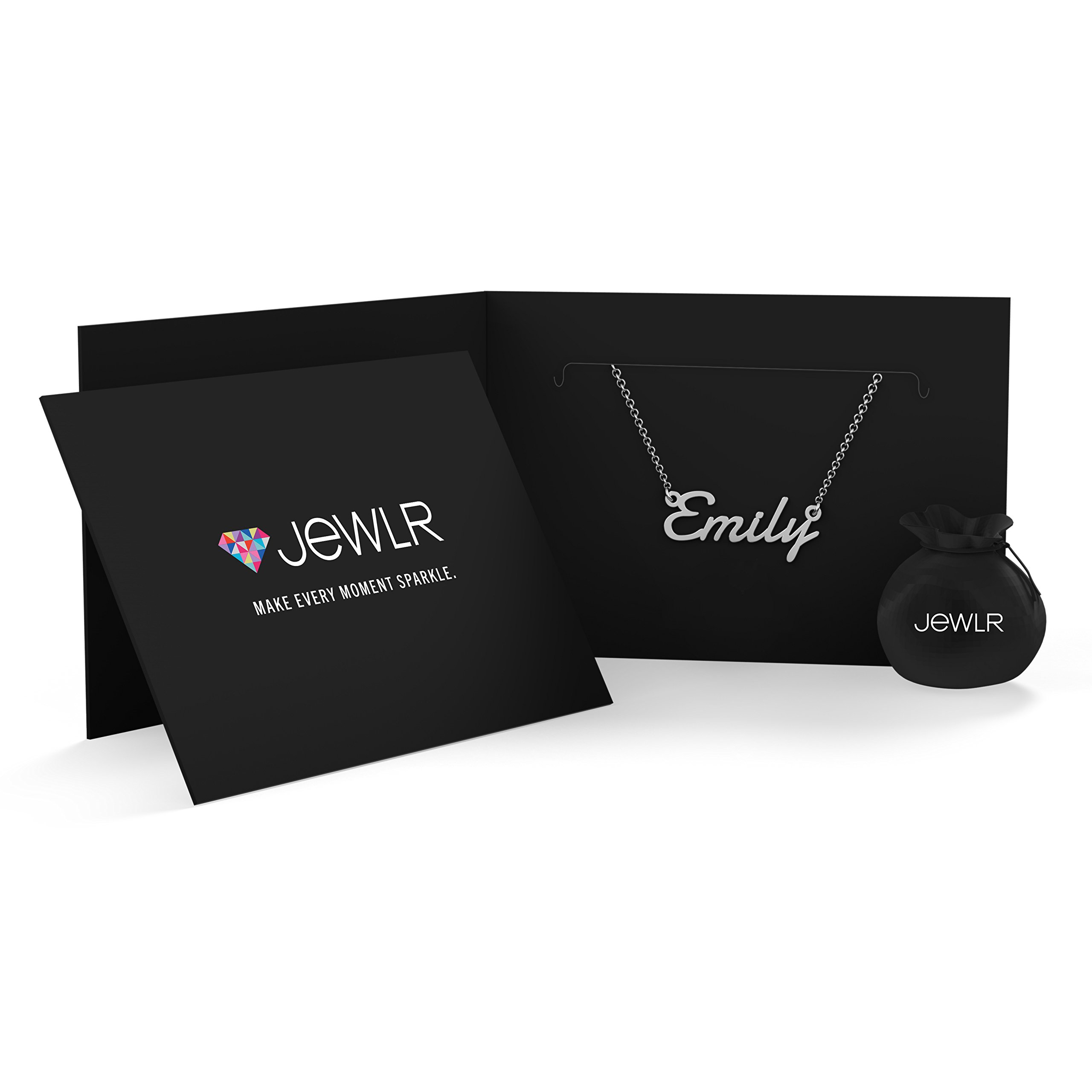 TSD 10K Yellow Gold Heart Name Necklace with a 18" Chain by JEWLR*