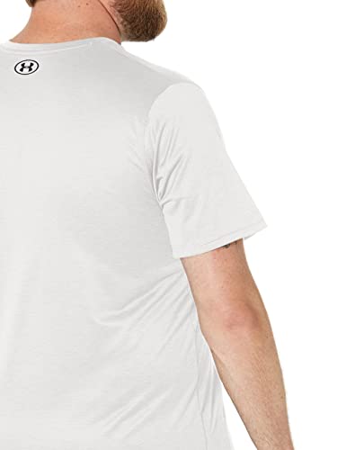 Under Armour mens Training Vent 2.0 Short-Sleeve T-Shirt , White (100)/Black , Large