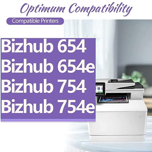 ZIRIA Compatible Toner Cartridges Replacement for Konica Minolta TN712, Work with Bizhub 654 654e 754 754e Printer 1-Pack