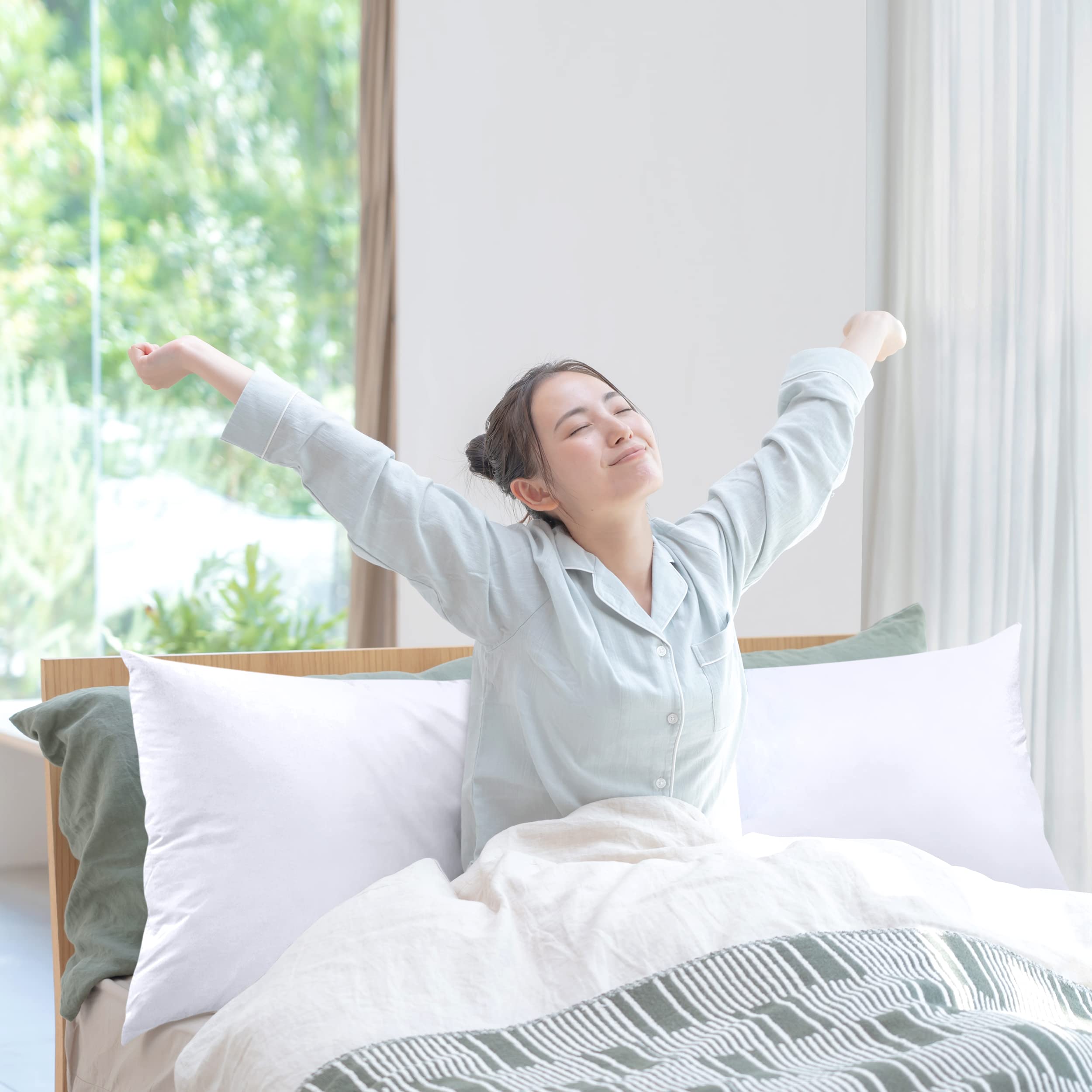 Utopia Bedding Full Body Pillow for Adults (Pack of 6, White), 20 x 54 Inch Long Pillow for Sleeping, Large Pillow Insert for Side Sleepers