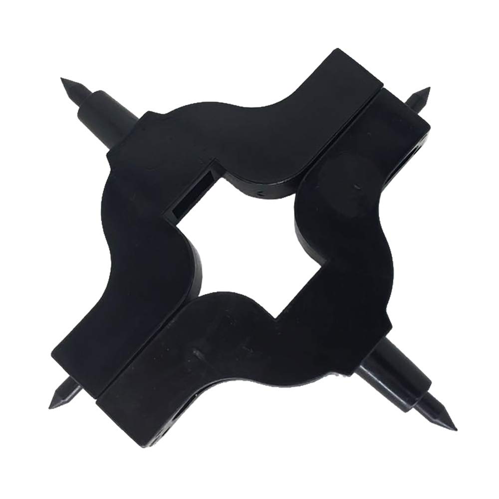 WU FAMILY Black Plastic 3mm 4mm Hole Punch Micro Irrigation System Water Main Pipe Wall Hole Puncher Gardening Barbed Connectors Tools 2 PCS