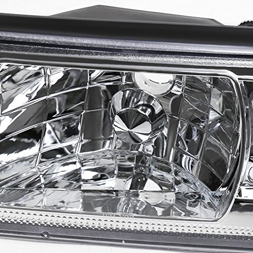 Spec-D Tuning 2LCLH-MST87-RS Ford Mustang Lx Gt Headlights W/Corner Lamps 1Pc. Chrome