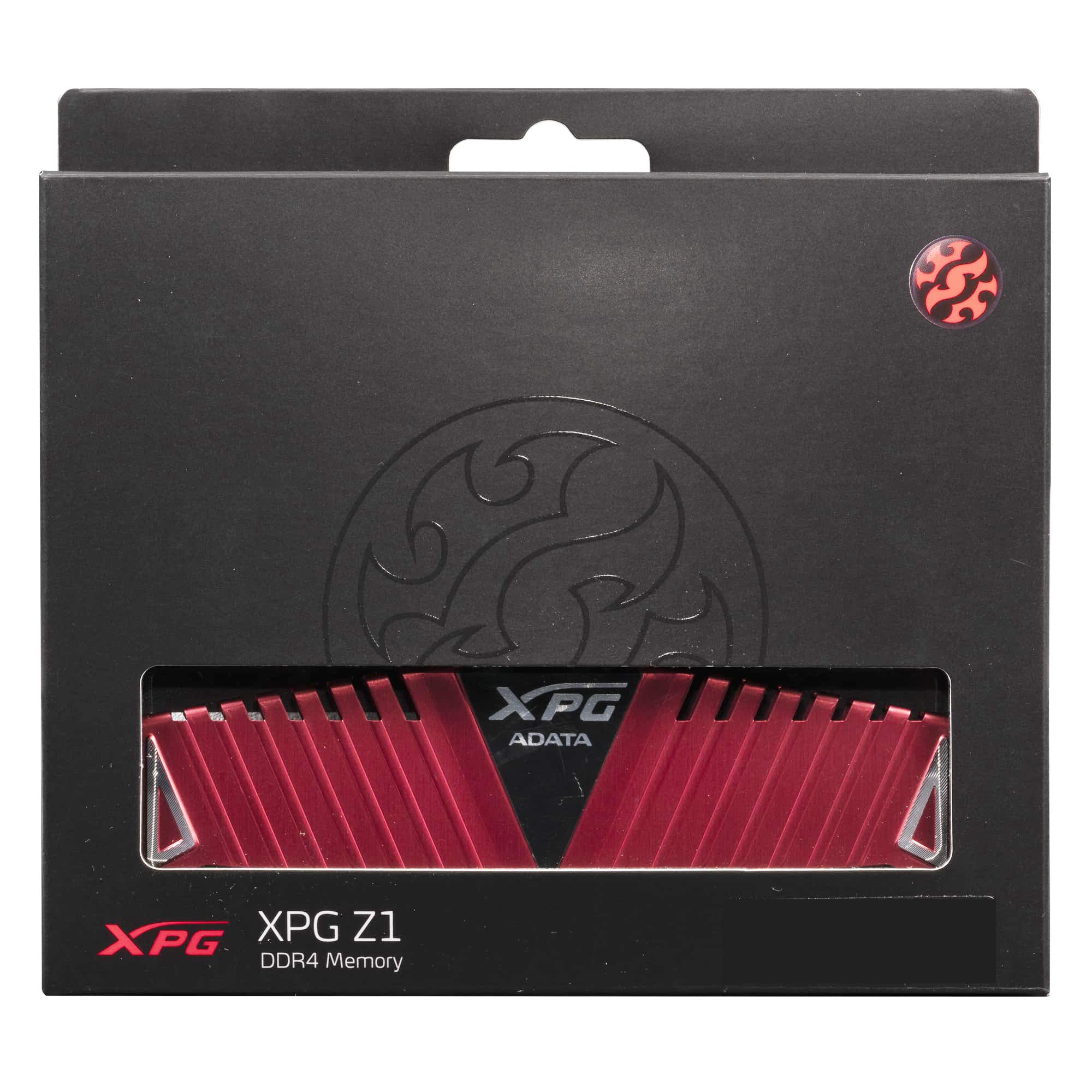XPG Z1 DDR4 3200MHz (PC4 25600) 32GB (2x16GB) CL16-20-20 288-Pin Memory Modules Kit, Red (AX4U3200716G16A-DRZ1)