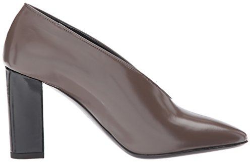 Via Spiga Women's Baran Block Heel Pump, Bark Leather, 5 M US