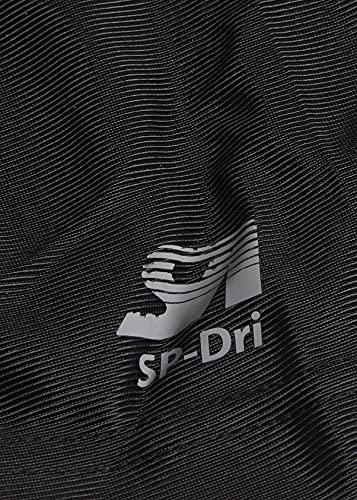 Southpole Men's Athletic Gym Mesh Shorts with Pockets, Lightweight, Quick Dry, Breathable, Black/Black, X-Large