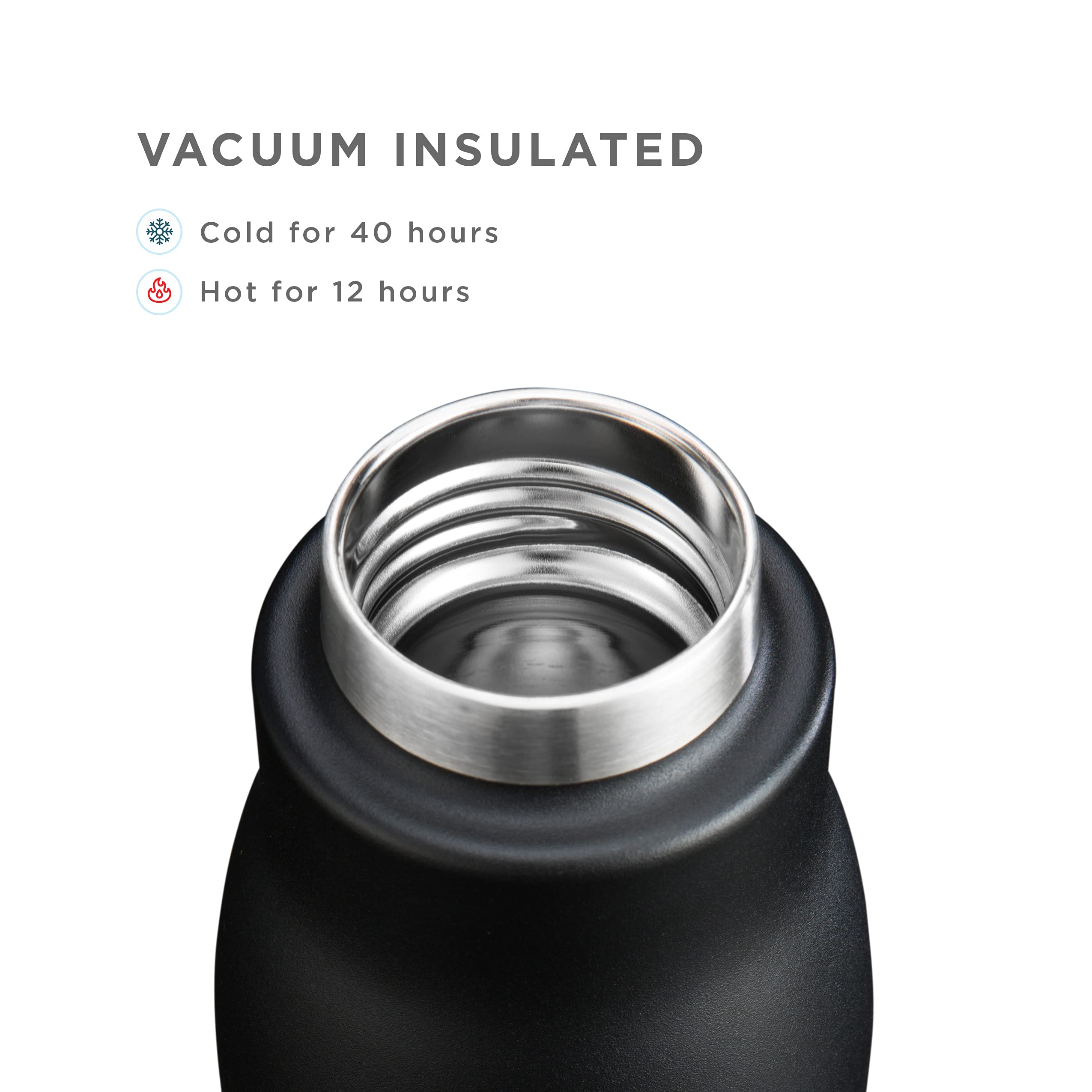 Zoku Bottle, Black, 0.5L