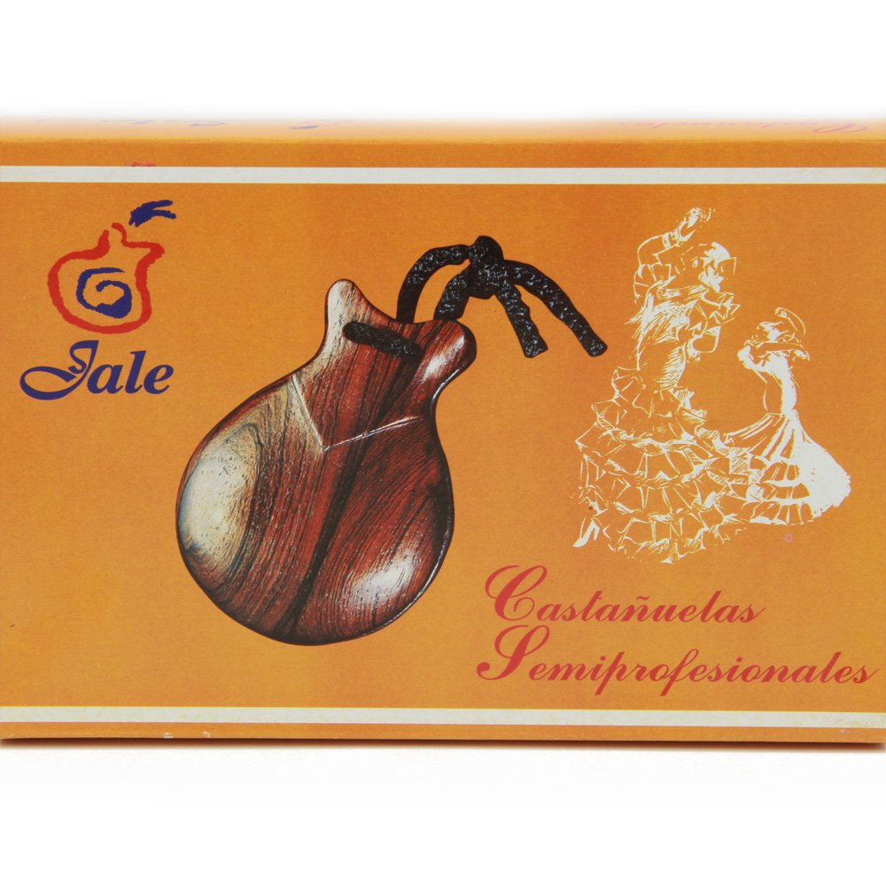 Semi-Professional Jale Spanish Flamenco Castanets Castañuelas Imitación Granadillo Made In Spain Ref#107 (5)