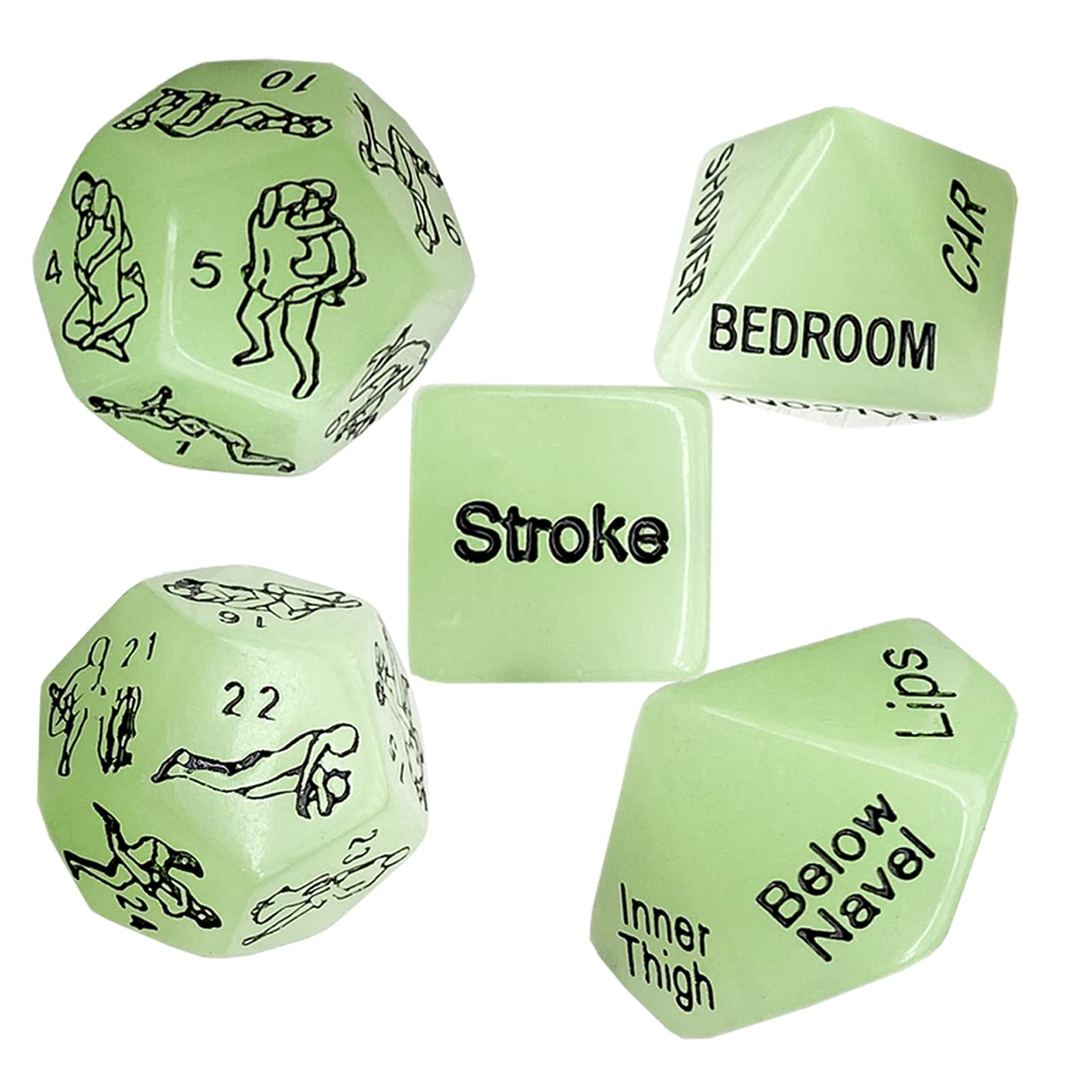 Sex Dice for Adult Couples Sex Games, 5 PCS Sex Position Dice Naughty Sexuales for Adults Bedroom Role Play party favor valentine Sex Toys Game for Couples Gay