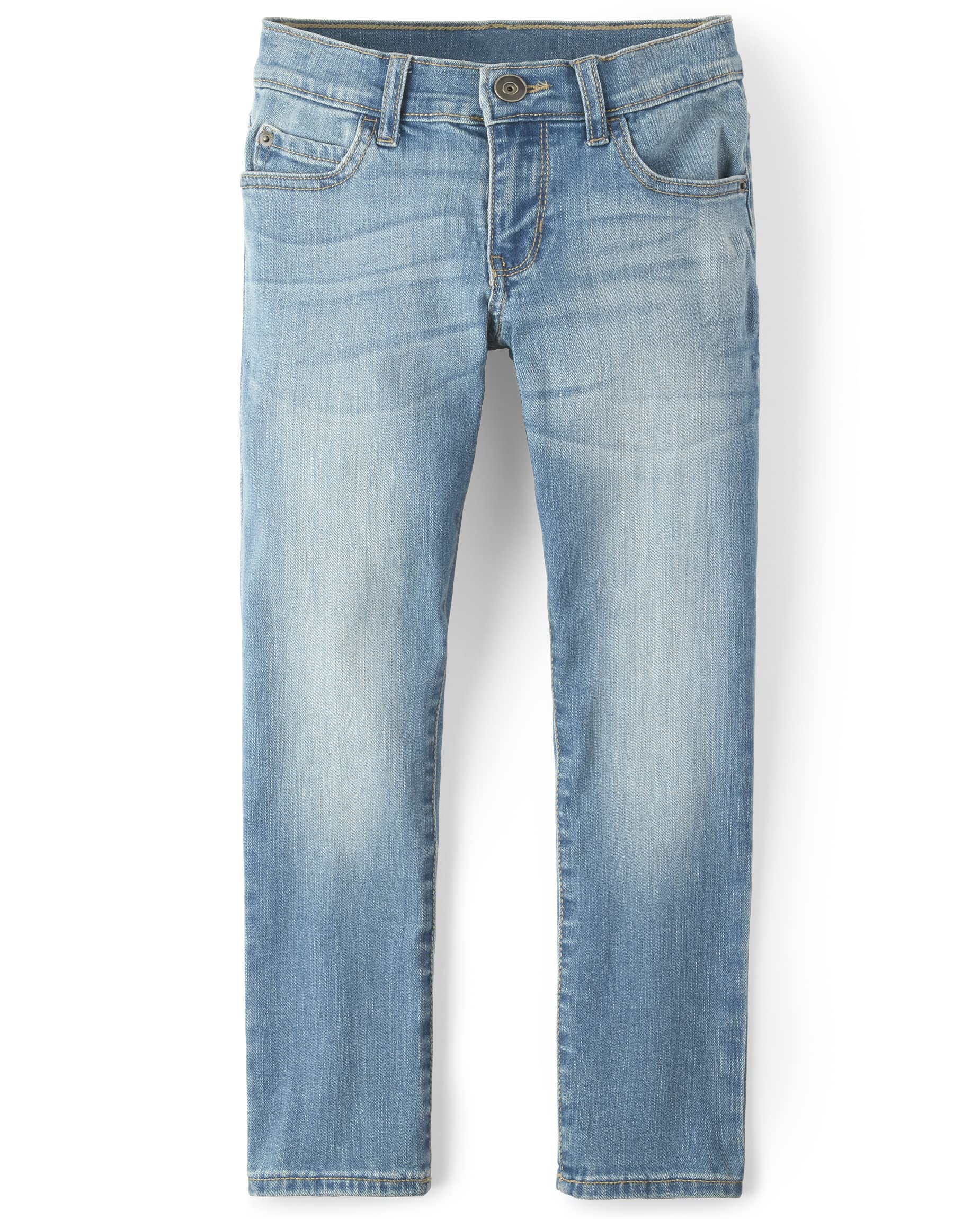 The Children's Place boys Stretch Straight Leg Jeans, Denim, 6