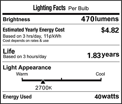 Vstar® G9 Halogen Bulb, 40-Watt 120-Volt Base G9 Halogen Bulb (Pack of 6)