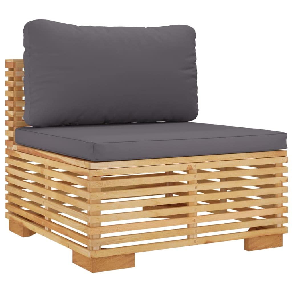 WEHUOSIF 6 Piece Patio Lounge Set with Cushions,Garden Lounge Set,Combination Sofa,Pool Sofa Set,Conversation Sofa,Party Furniture,for Homes,Offices,Living Room,Cafes,Solid Wood Teak