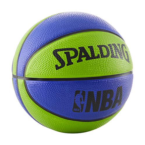 Spalding NBA Mini Outdoor Blue/Green Basketball 22"