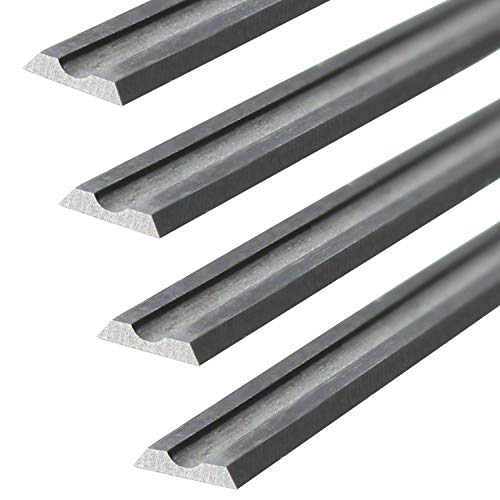Xcalibur Tooling 3-1/4" Planer Blades HSS reversible Compatible with Bosch Black and Decker DeWalt set of 4