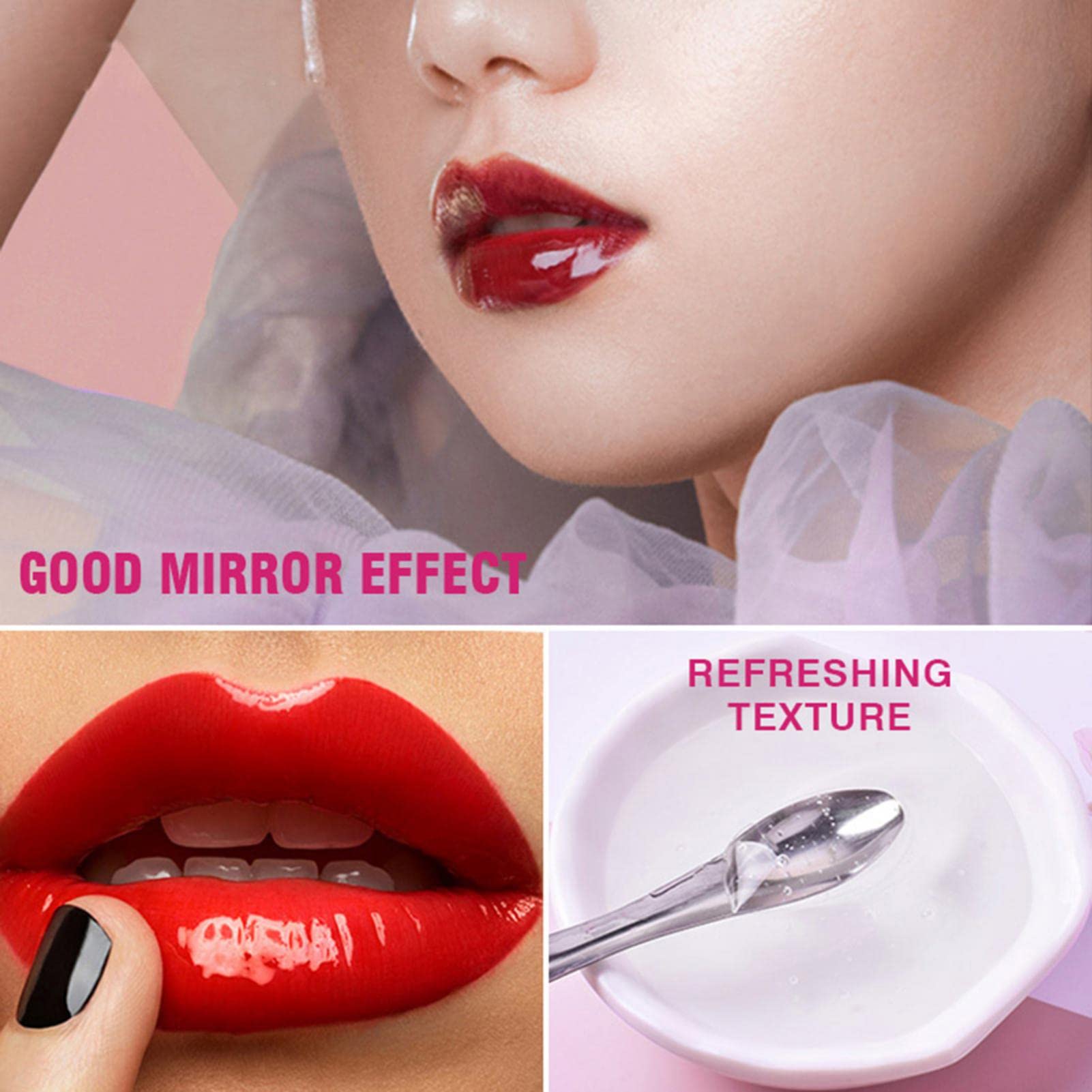 Transparent Lip Gloss ，Moisturize Lip Gloss Base, Lip Gloss Base Oil Material Lip Makeup Primers, Primer for DIY Handmade Lip Balms Lip Gloss- 1.69Fl.Oz(1 Pcs,Clear)