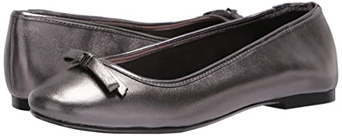Ted Baker Women's NORAIH Ballet Flat, Gunmetal, 10