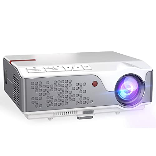 WENLII Full 1080P Projector LED Native 1920 x 1080P 3D Home Theater Smart Phone Beamer ( Size : Android Version )