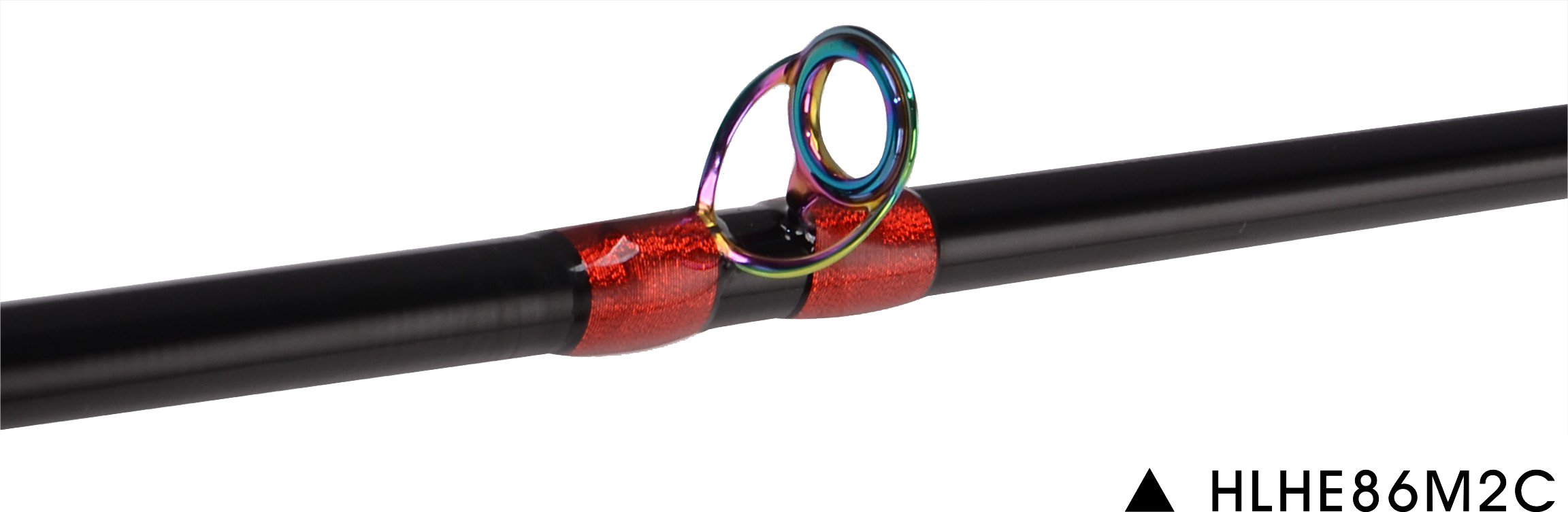 TICA HLHE96M2S Salmon/Steelhead, Black/Red, 9'6'' - Medium