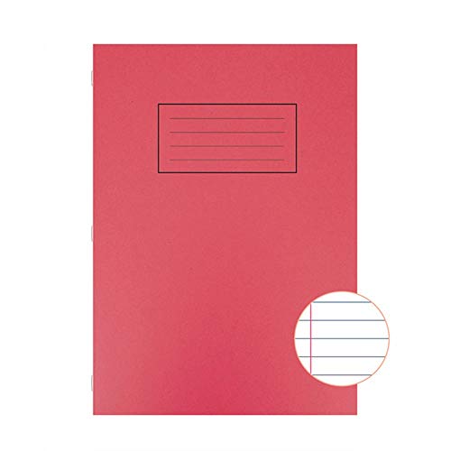 SILVINE A4 EXER BOOK 80PG LINED MARG PUR
