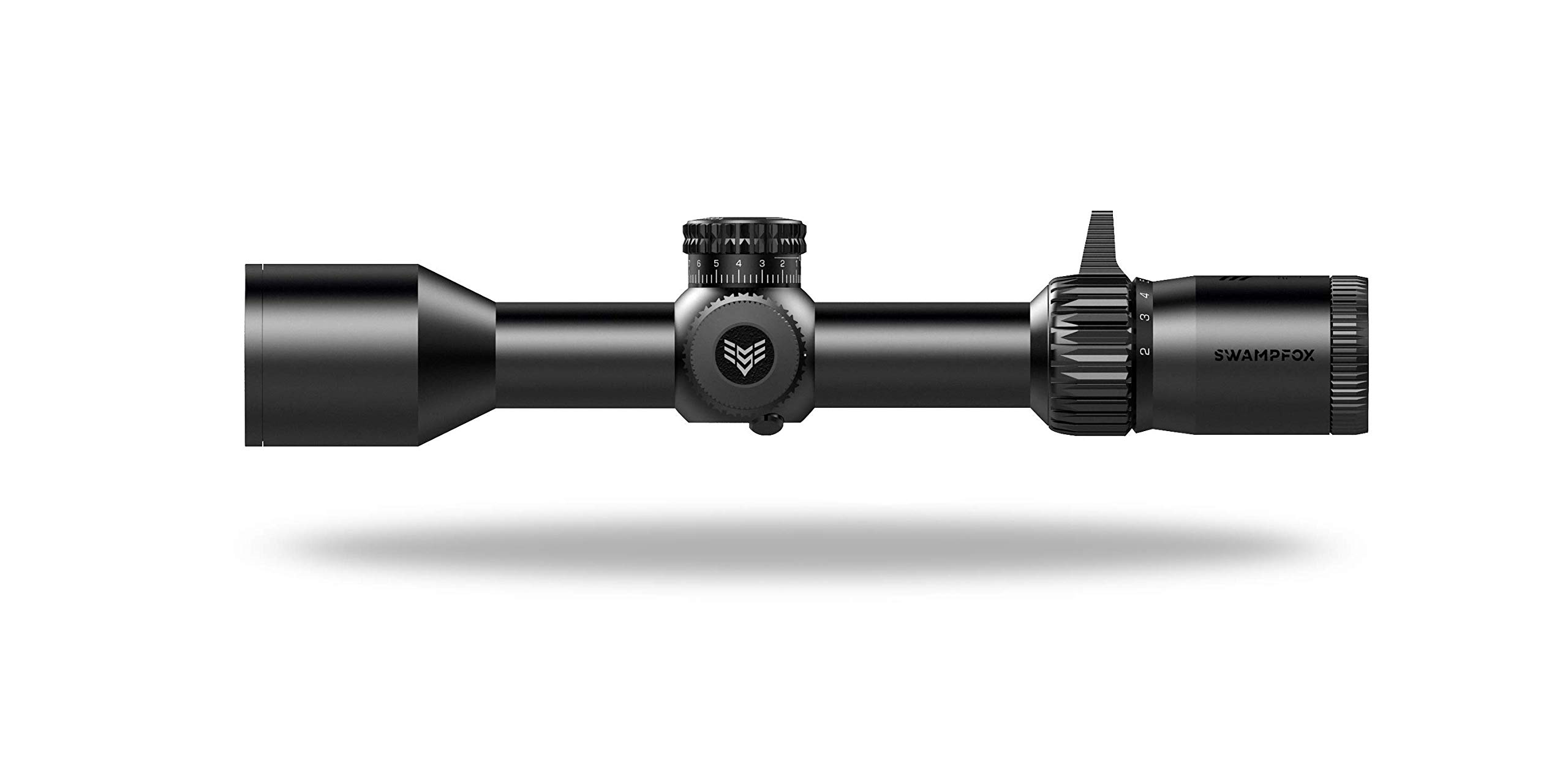 Swampfox Kentucky Long FFP Precision Riflescope, 2-12x44 MOA Illuminated 30mm