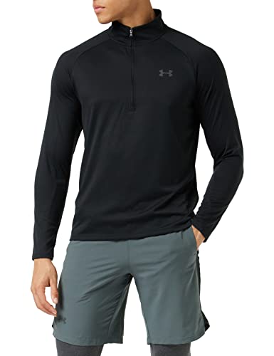 Under Armour Men's UA Tech ½ Zip Long Sleeve LGT Black