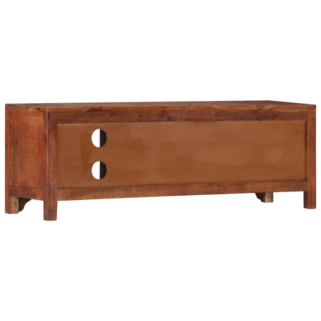 THYUOVAI TV Cabinet,Sideboard Lowboard Media Console Cabinet HiFi Cabinet Tv Table Suitable for Living Room,Bedroom,Closet,Hallway,Foyer,Office 47.2"x11.8"x15.7" Solid Acacia Wood