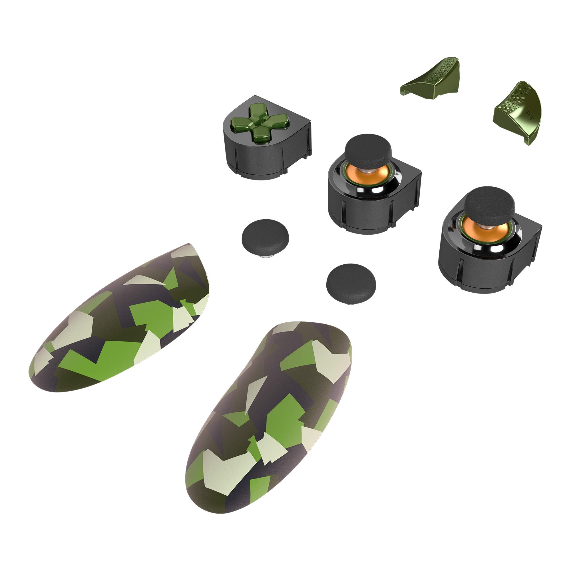 Thrustmaster Eswap X Green Color Pack, Of 7 Green Camo Modules, Next Generation, Nxg Mini-Sticks, Hot Swap, Compatible with Eswap X Pro Controller (Xbox Series X|S and PC) (Xbox Series X)