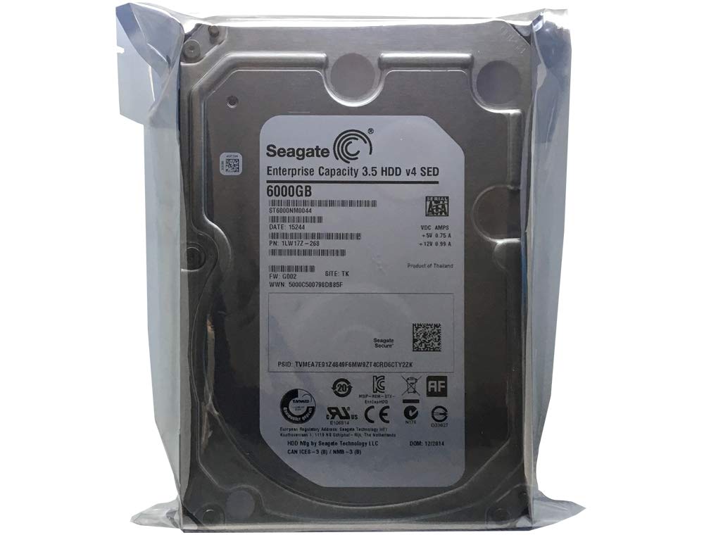 Seagate Constellation ES.3 6TB 128MB Cache 7200RPM SATA 6.0Gb/s 3.5inch Internal Hard Drive - ST6000NM0044 (Renewed)