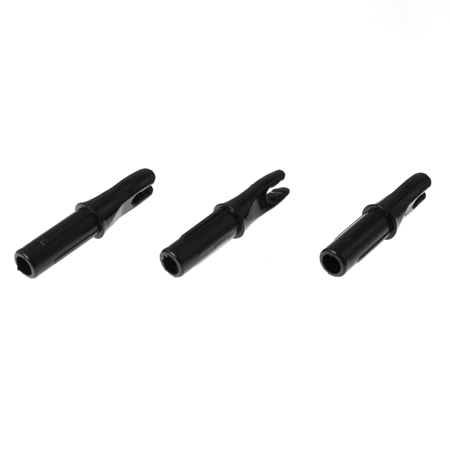 ZRM&E 12PCS Arrow Tail OD 6.2mm/0.244'' Archery Arrow Nock Plastic Insert Arrow Nocks Tail for DIY Hunting Shooting Arrows