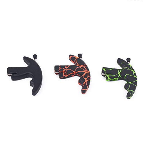 Three Finger Thumb Strong A1 Plastic Archery Release Aid Compound Bow Hunting Release Aid (Black)