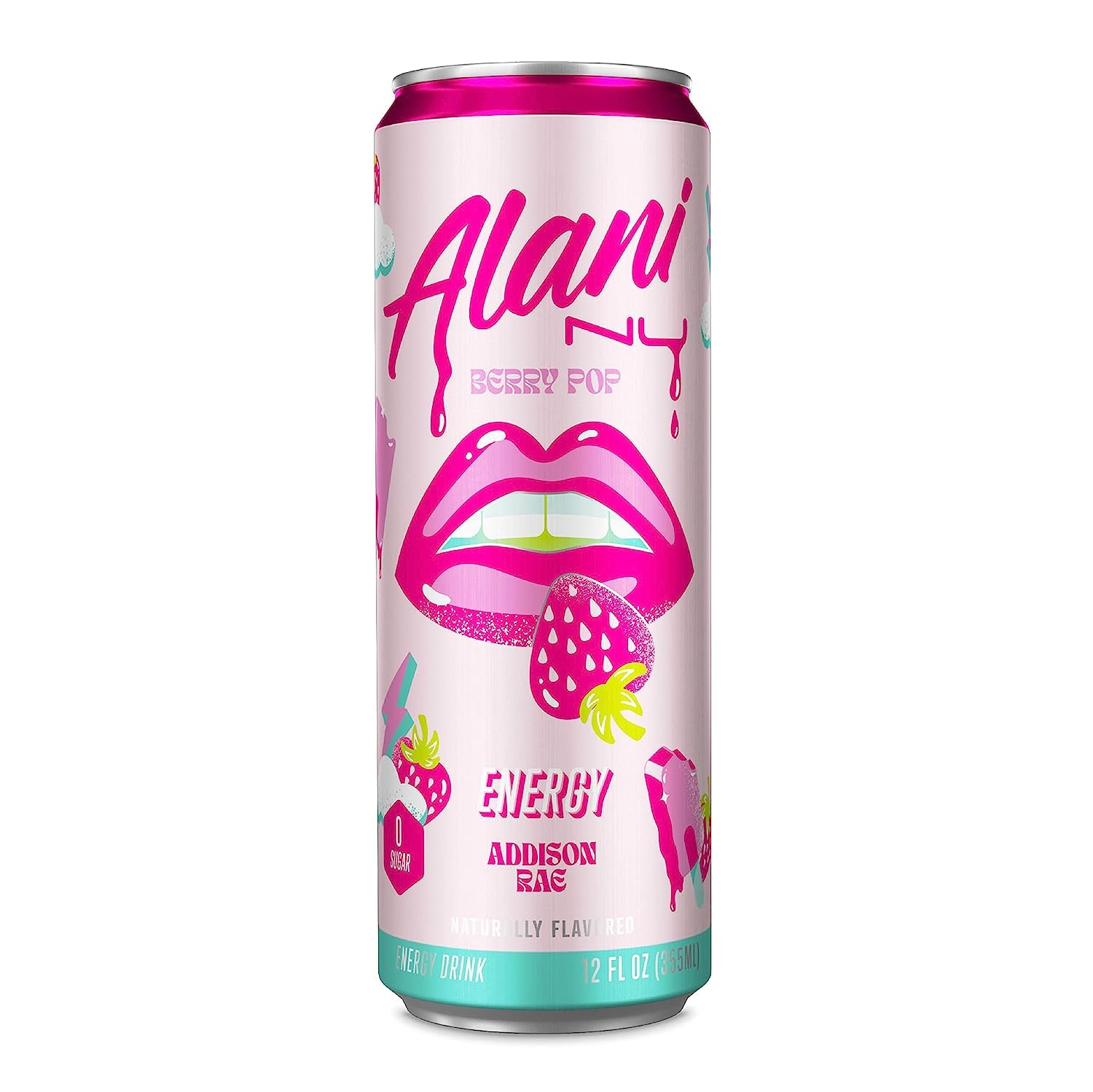 Sugar-Free Energy Drink- Alani Nu - Witch's Brew & Berry Pop Combo Pack - 6 12oz Cans Each (12 Pack)