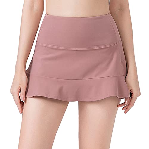 Women Custom Soild Custom High Waisted Leggings Running Pilates Workout Soft Yoga Shorts Skirts Side Tie Shorts Yoga